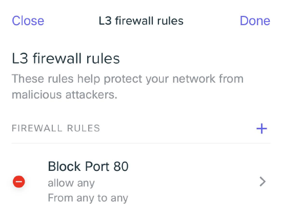 L3 Firewall Rules in Meraki Go Router Firewall - Cisco Meraki Documentation L3 Firewall Rules in Meraki Go Router Firewall - Cisco Meraki Documentation
